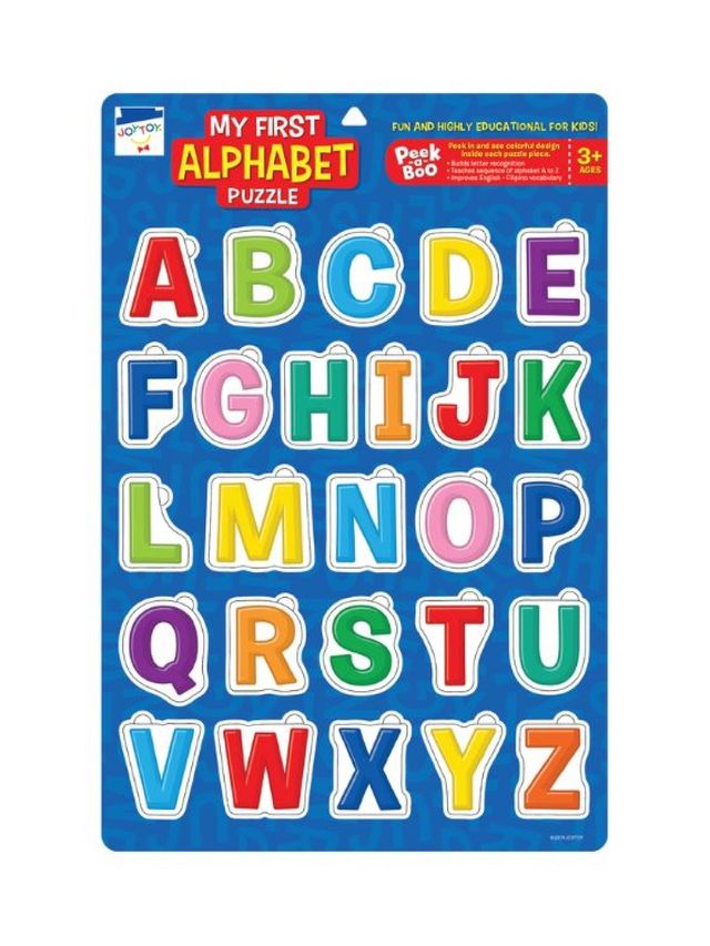 Joytoy My First Alphabet Puzzle (Peek-a-boo) | edamama