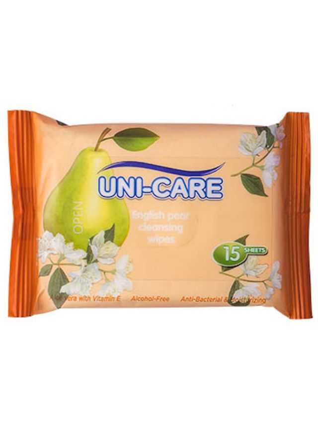 Uni-care English Pear Cleansing Wipes