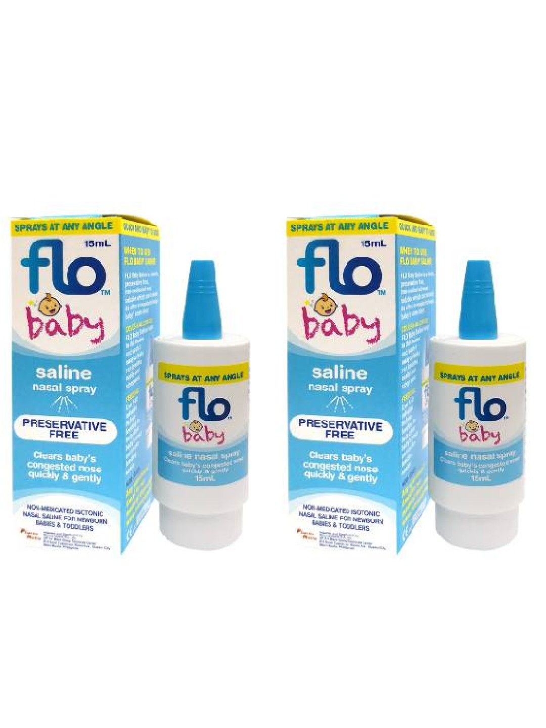 FLO Baby Baby Saline Nasal Spray (Buy 1 Take 1) | edamama