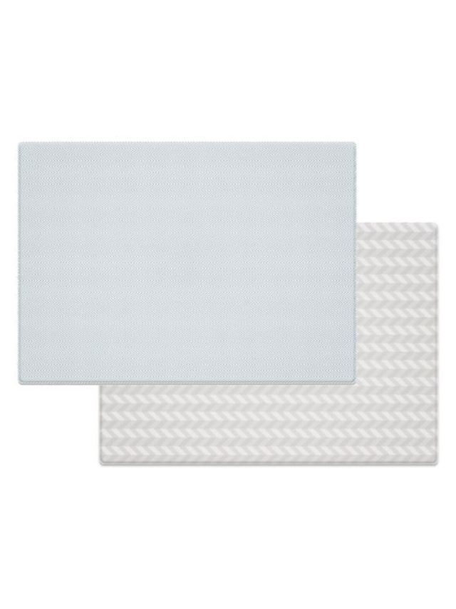 Littlelola Generos Herringbone Sky Playmat | edamama