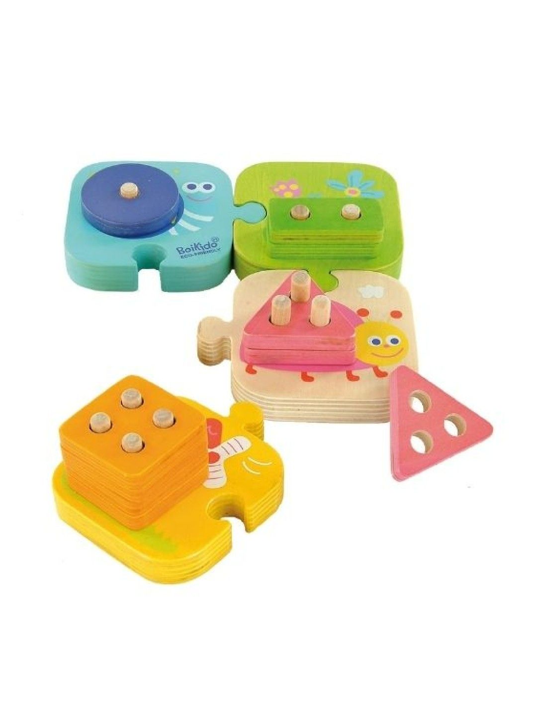 Boikido Geometric Stacking Puzzle | edamama