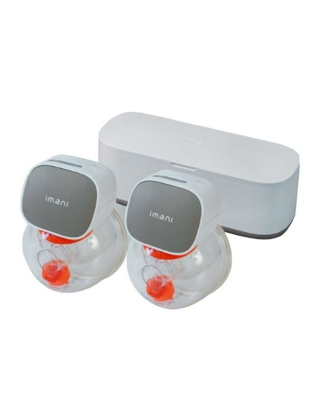 imani I2 Plus Wearable Breast Pump (Pair) With Charging Dock | edamama