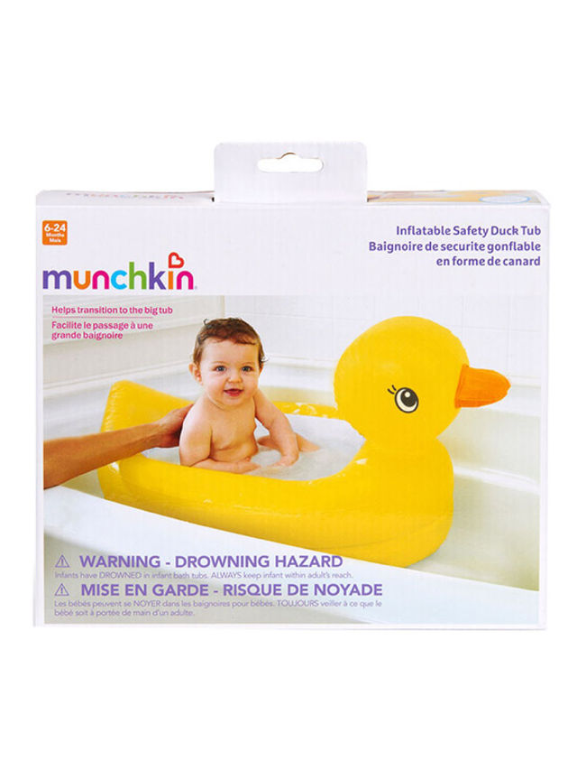 Munchkin Inflatable Duck Bath Tub | edamama