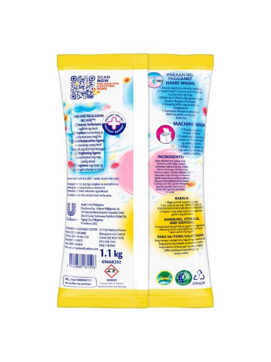 Surf Powder Detergent Sun Fresh (2.2kg) | edamama