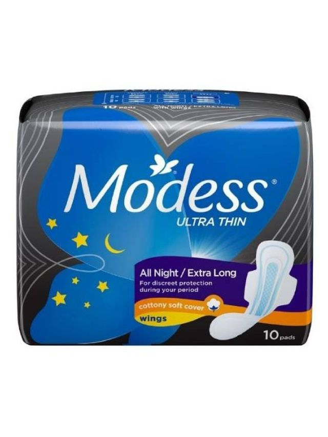 Modess UltraThin All Night Sanitary Napkins (10s) | edamama