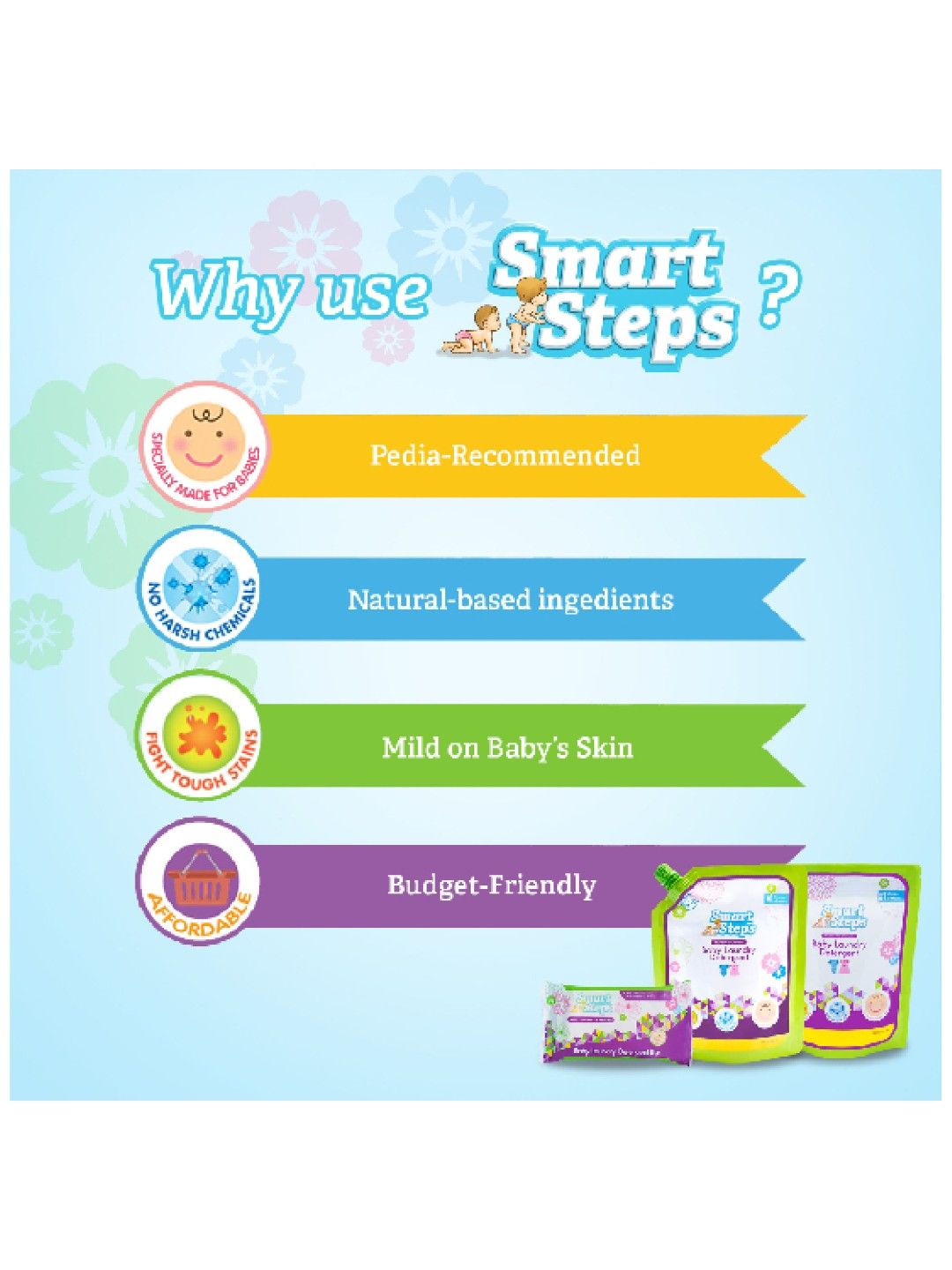 Smart Steps Baby Laundry Detergent Bar 110g | edamama