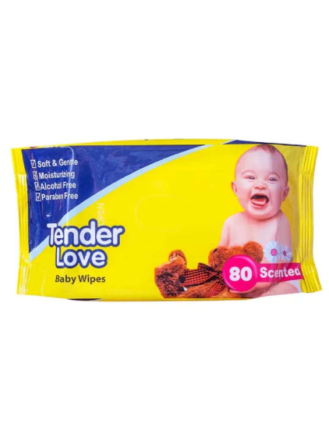 Tender Love Powder Scent Baby Wipes (80s) | edamama