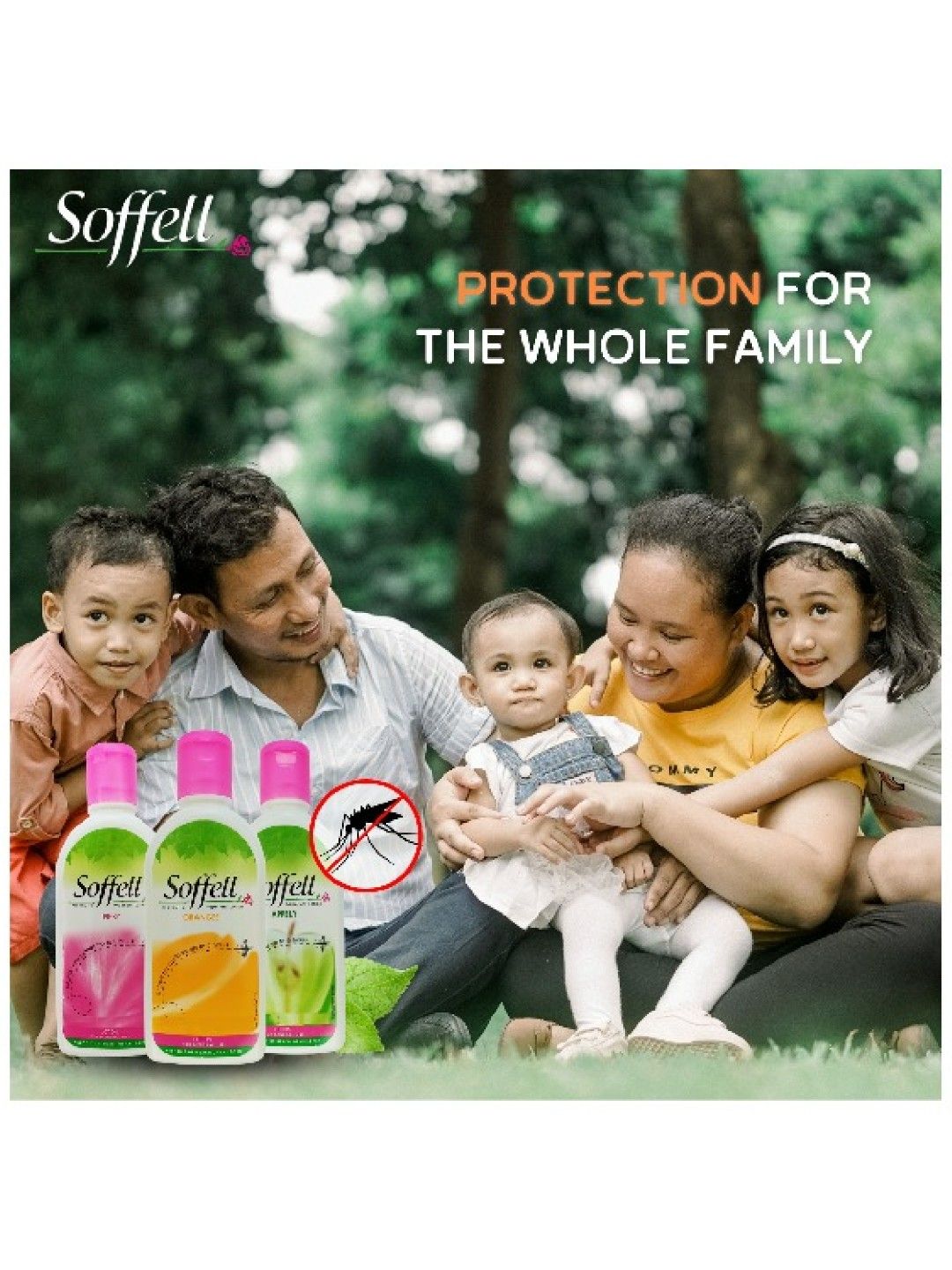 Soffell Mosquito Repellent Lotion Appely (60ml x 2 | edamama