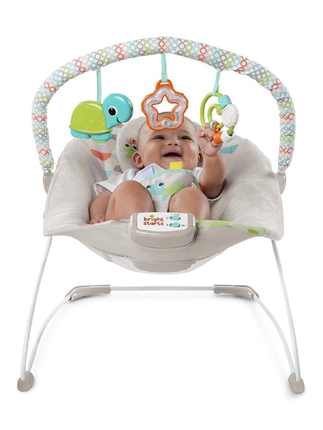 Bright Starts Happy Safari Bouncer | edamama