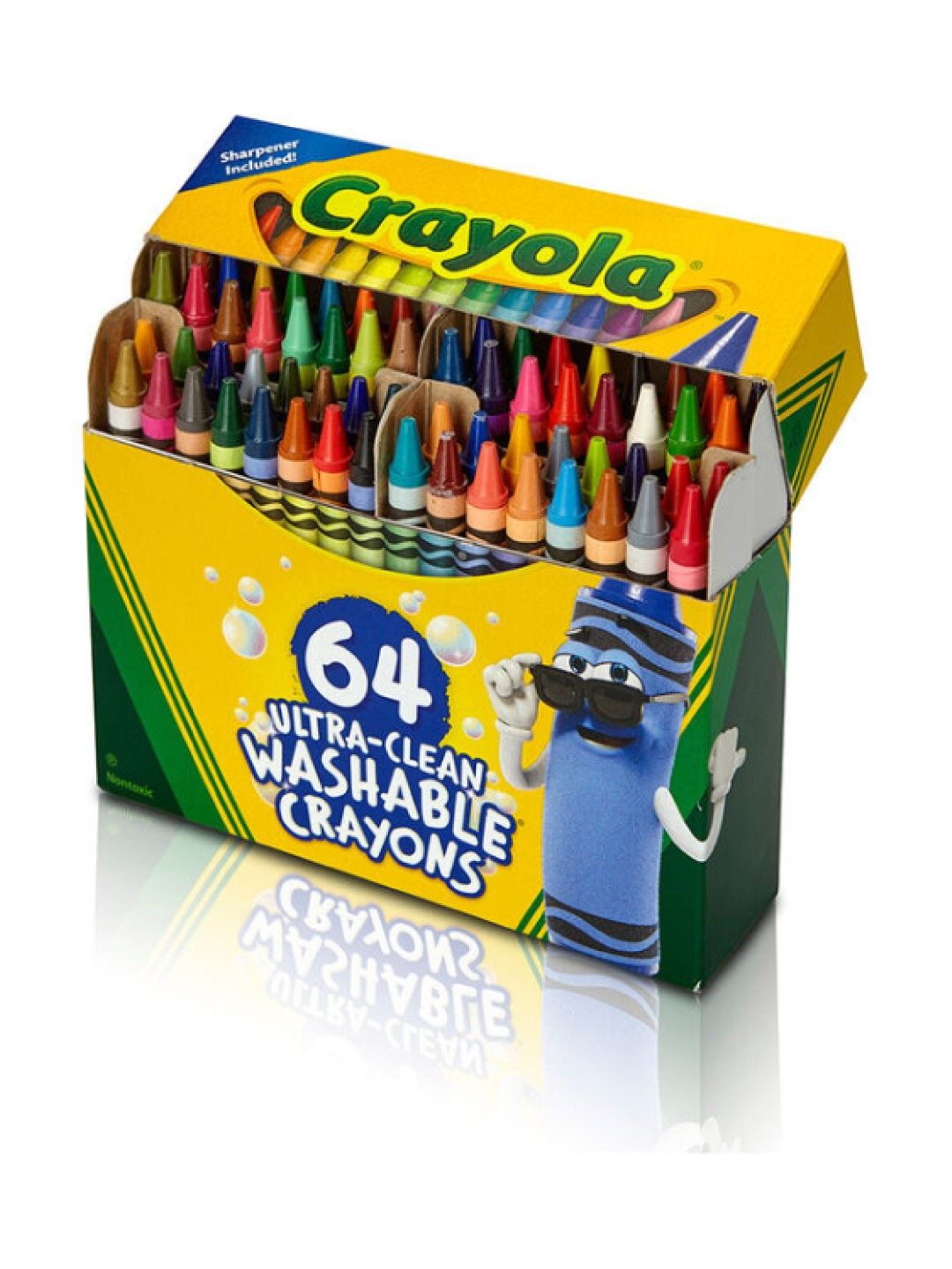 Crayola Ultra Clean Washable Crayons (64 Count) | edamama