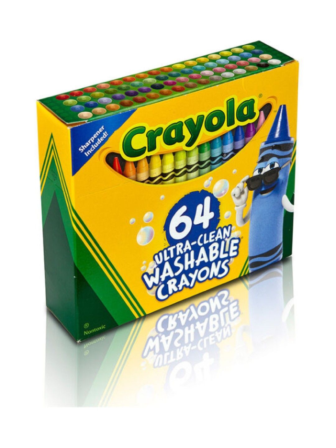 Crayola Ultra Clean Washable Crayons (64 Count) | edamama