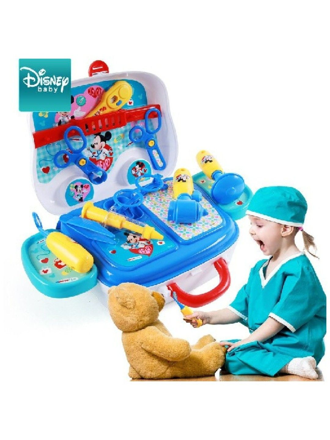 Disney Mickey Mouse Doctor Suitcase Play Set | edamama