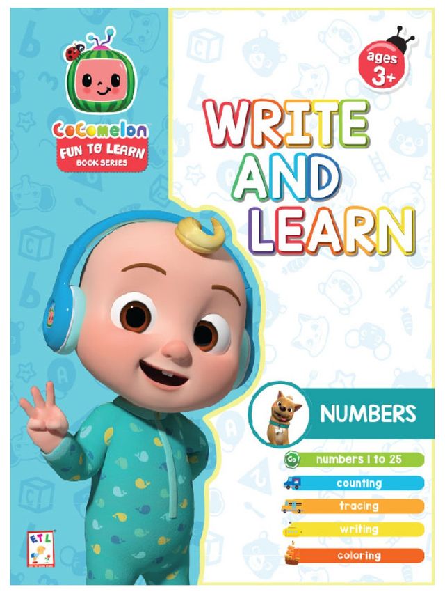 Easy To Learn Cocomelon - Fun To Learn Book Series - Write And Learn ...