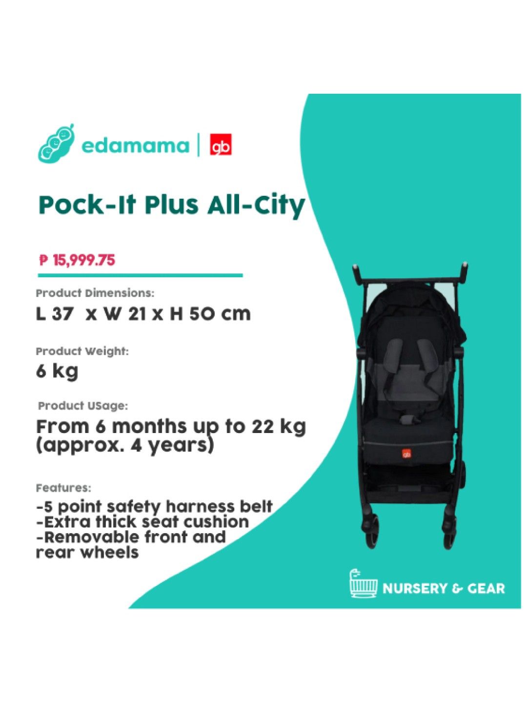 Goodbaby Pock-It Plus All-City | edamama