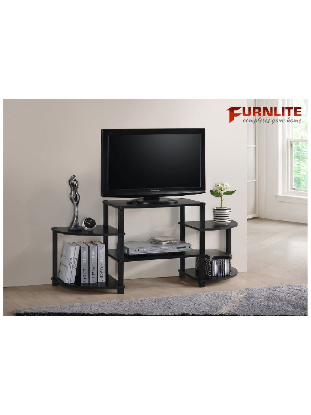Furnlite 2-Tier TV Stand | edamama