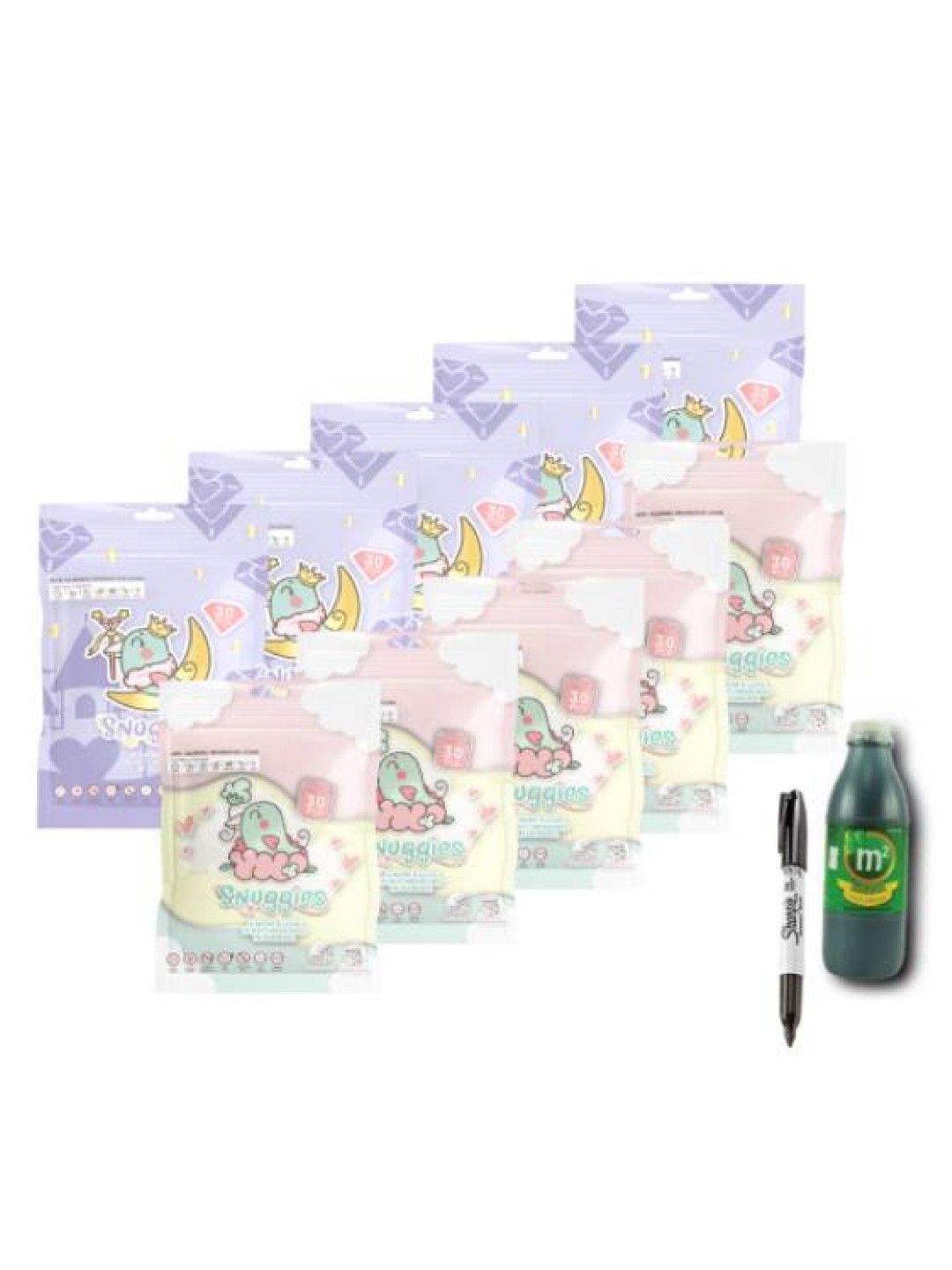 Snuggies Breastmilk Bag Mixed Buy 10 and Get (1L) | edamama