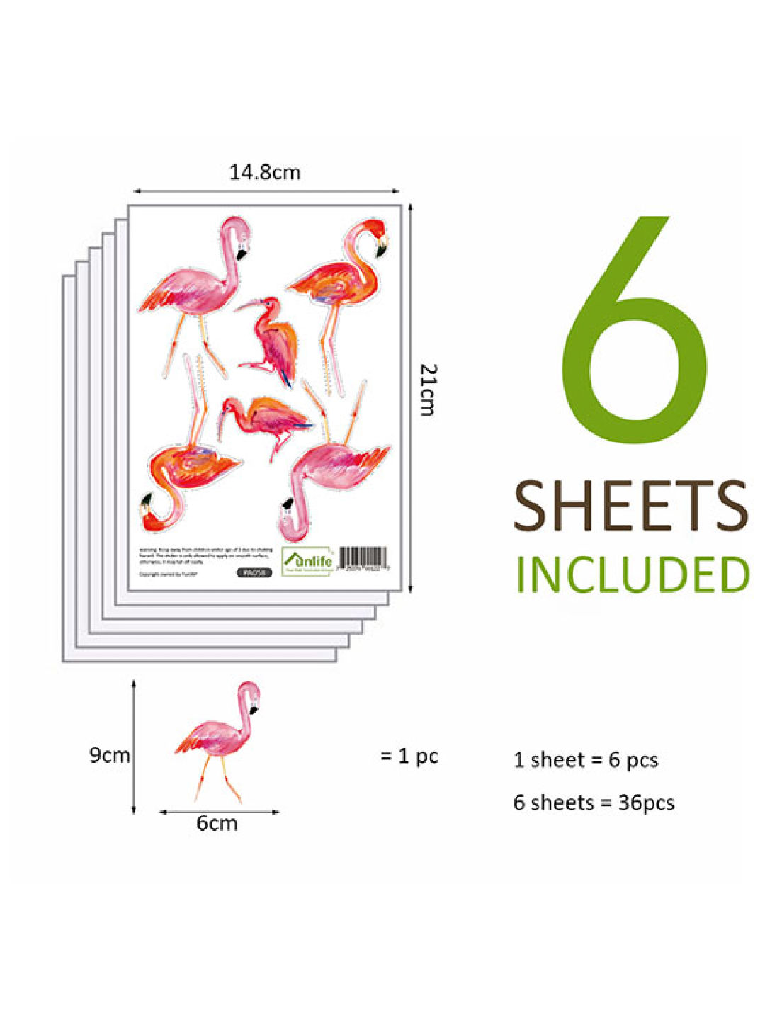 Juju Nursery Flamingo Wall Decals Nursery Stickers | edamama
