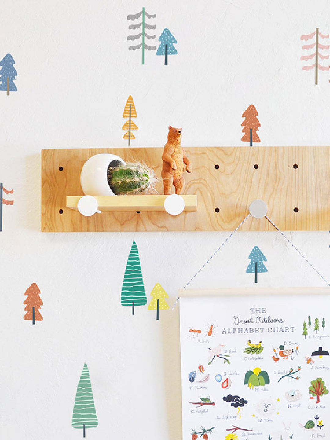 Juju Nursery Colorful Trees Wall Decals Nursery St | edamama