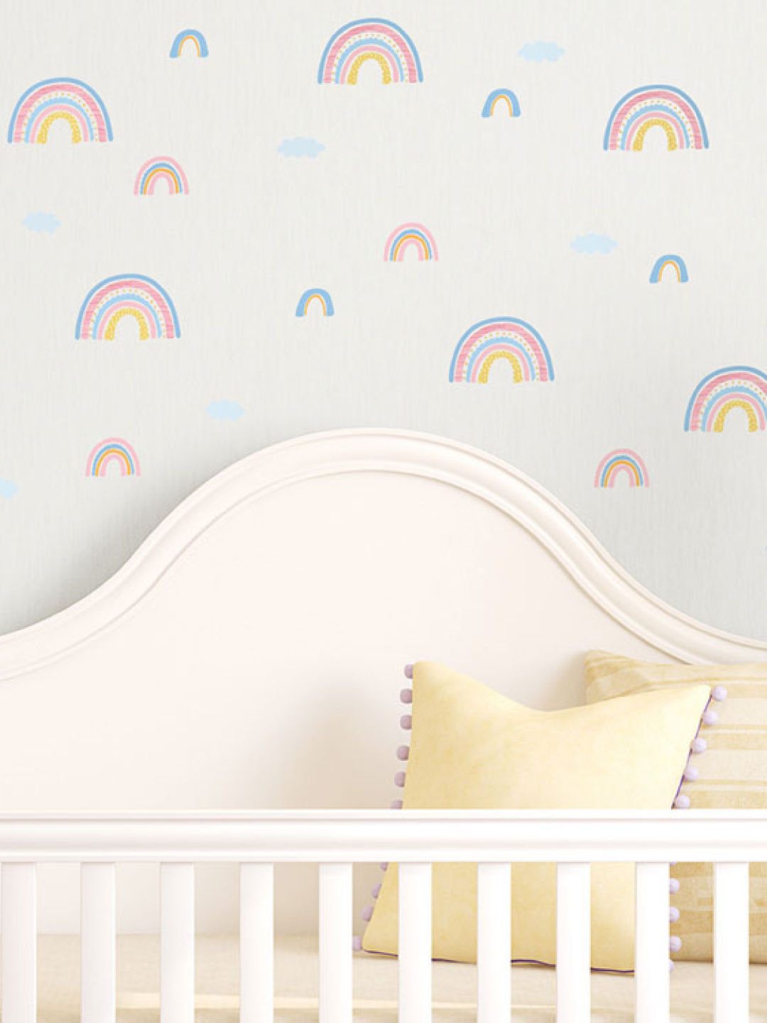 Juju Nursery Pastel Rainbows Wall Decals Nursery S | edamama