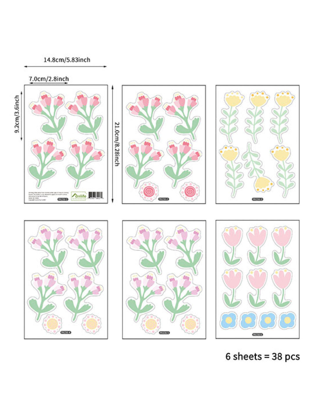 Juju Nursery Pastel Flowers Wall Decals Nursery St | edamama