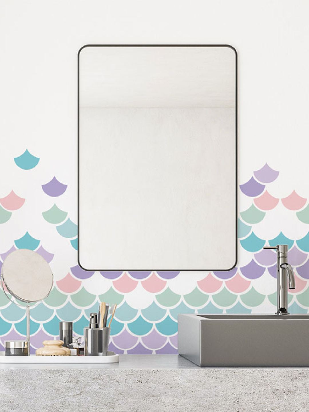 Juju Nursery Mermaid Scales Wall Decals Nursery St | edamama