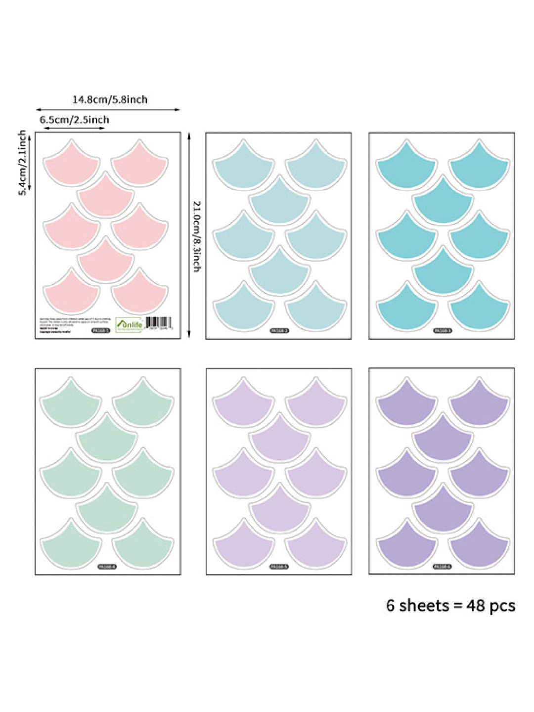 Juju Nursery Mermaid Scales Wall Decals Nursery St | edamama