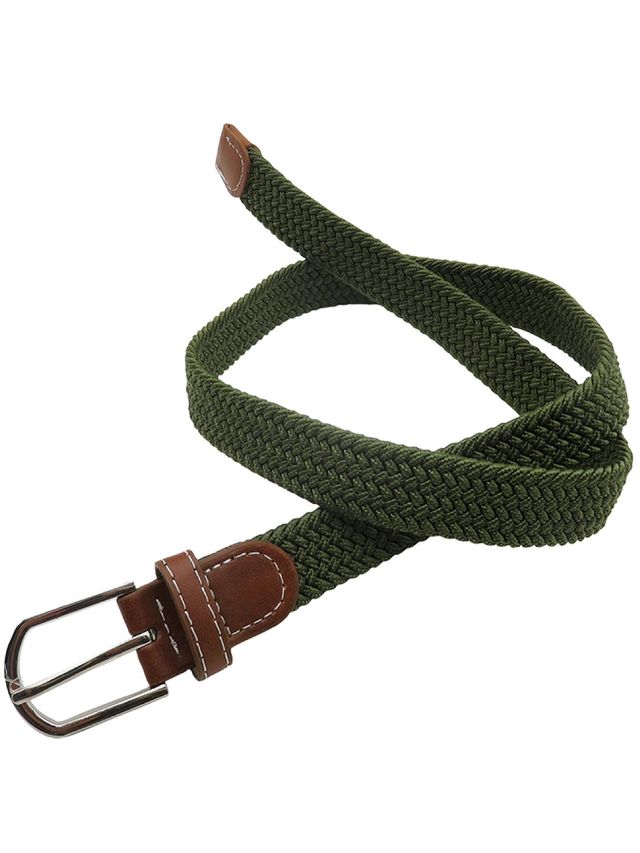 Kids Belt - Woven Belt Green