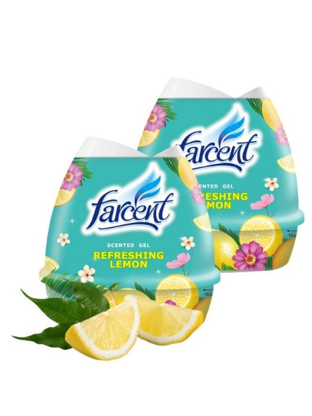 Farcent Scented Gel Lemon Set of 2 200g | edamama