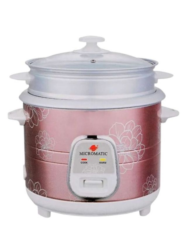 MICROMATIC MRC-968D Rice Cooker w/ Steamer 2.2L | edamama