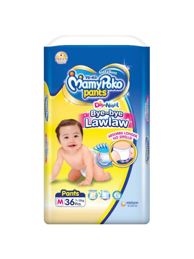 MamyPoko Instasuot Pants Medium (36pcs) | edamama