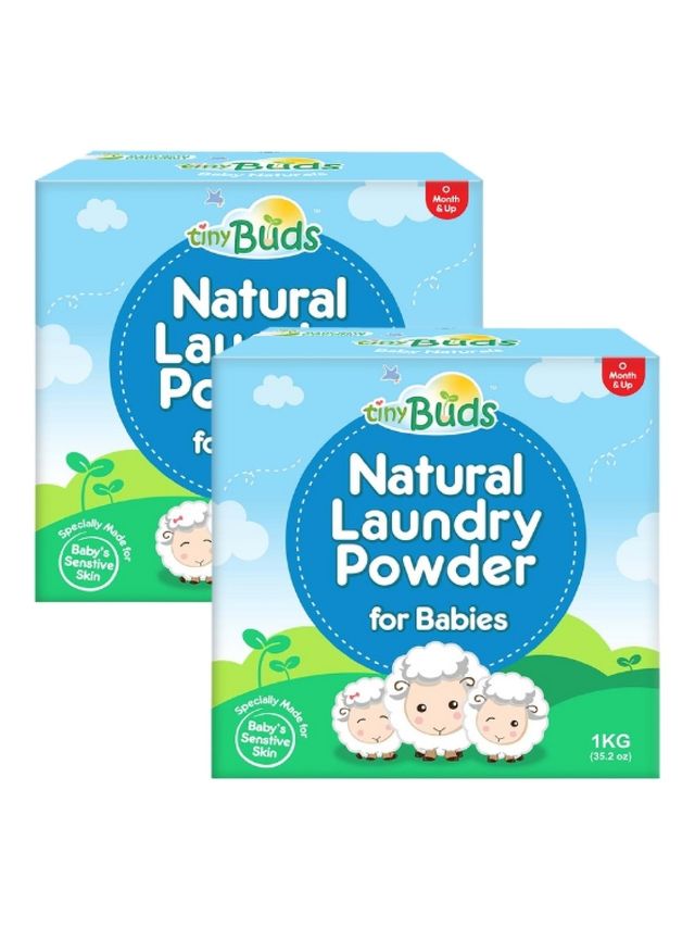 Tiny Buds Natural Laundry Powder For Babies (1kg)… | edamama