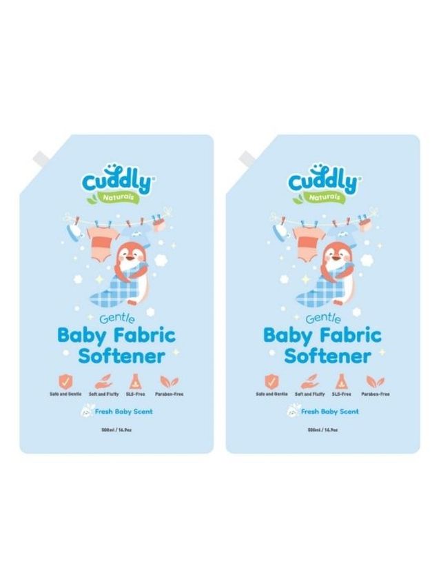 Cuddly Naturals Baby Fabric Softener 500ml (2-Pack | edamama