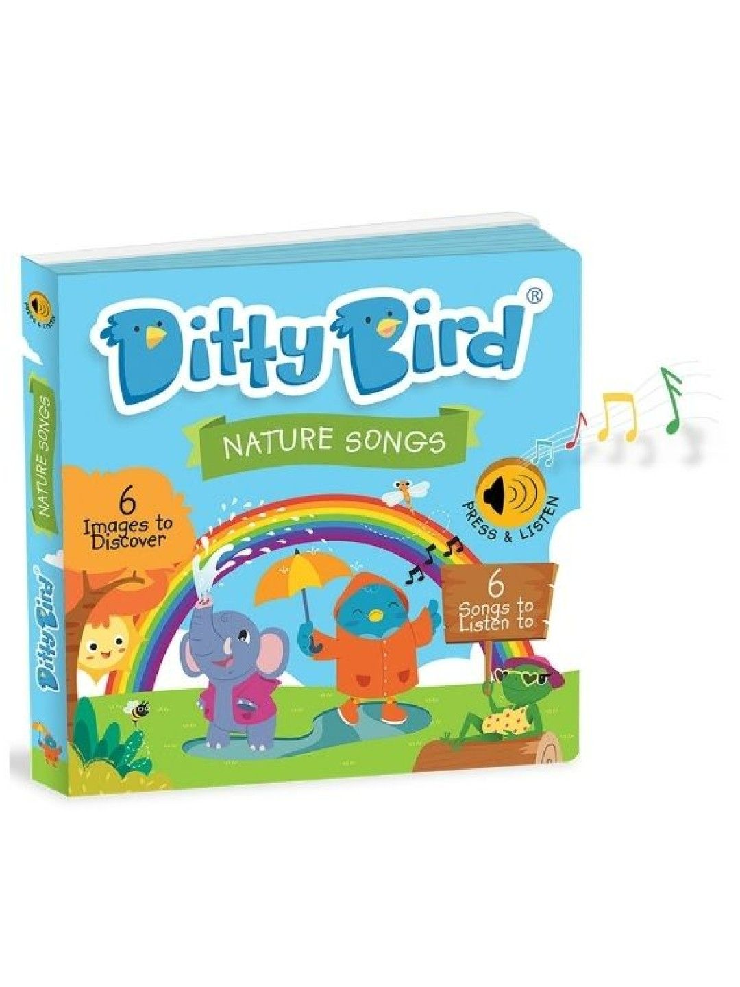 Ditty Bird Musical Book - Nature Songs | edamama