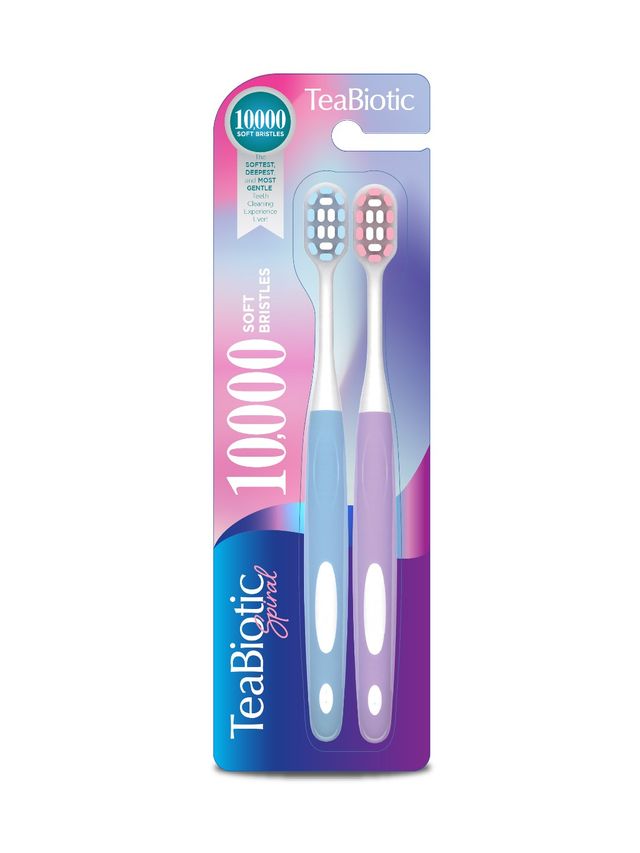 TeaBiotic Spiral Toothbrush | edamama