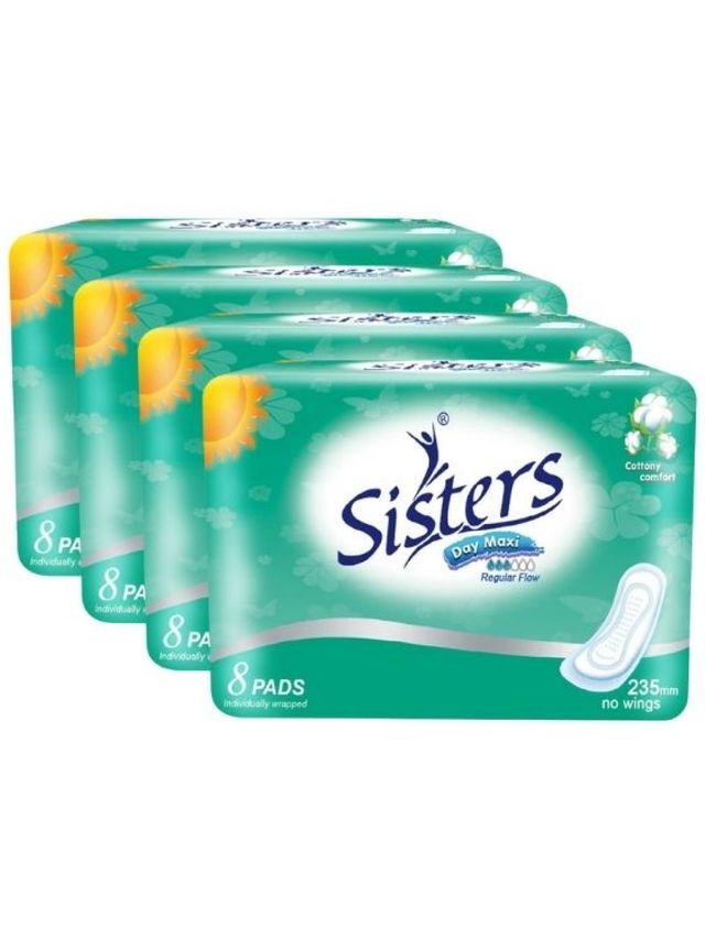 Sisters Silk Floss Day-Use Non-Wings (8-pieces) (B | edamama