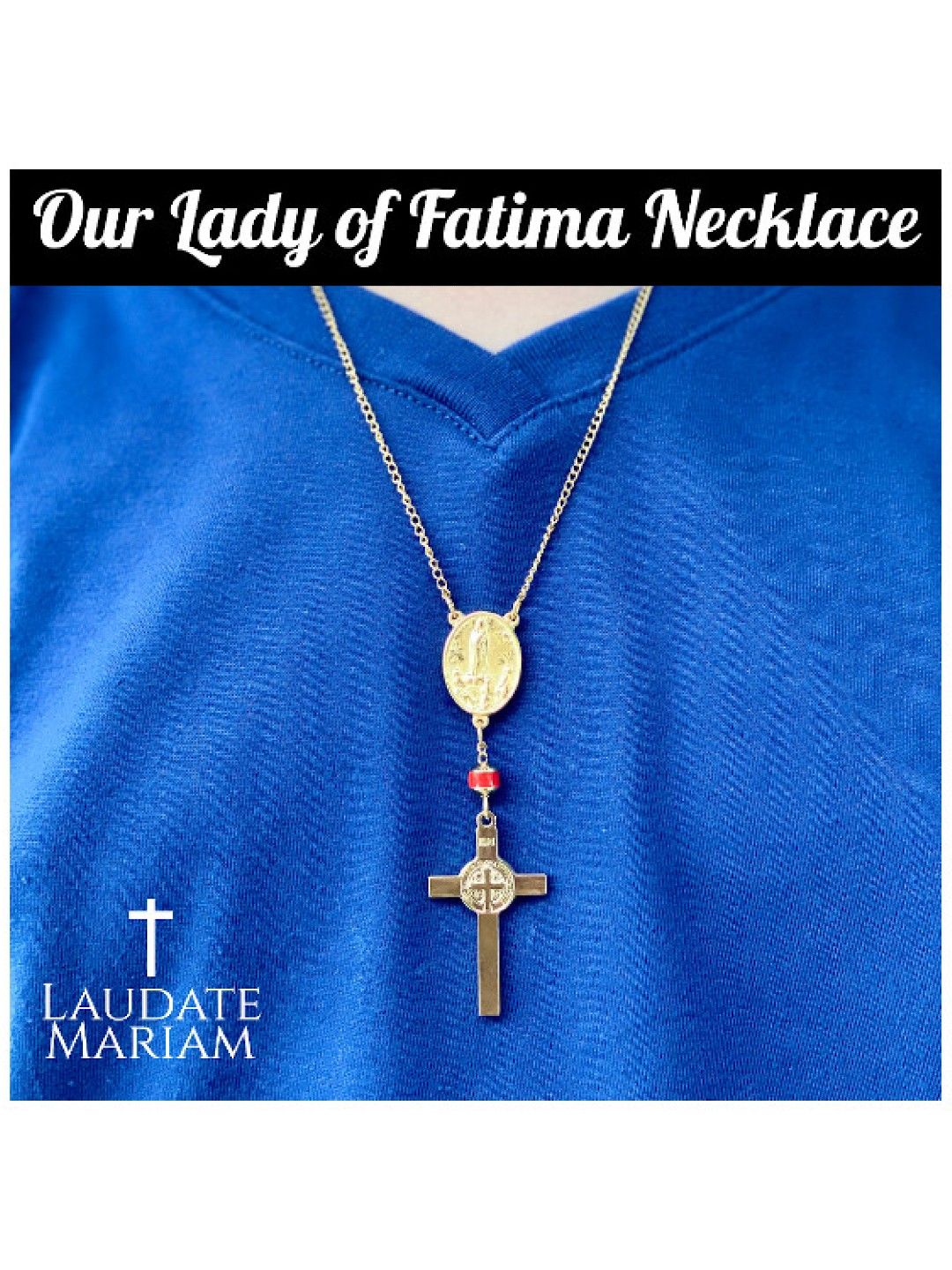 Laudate Mariam Fatima Necklace | edamama