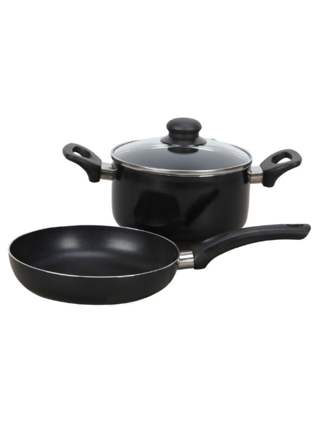 Metro Cookwares Aluminum Cookware Set (3pcs) | edamama