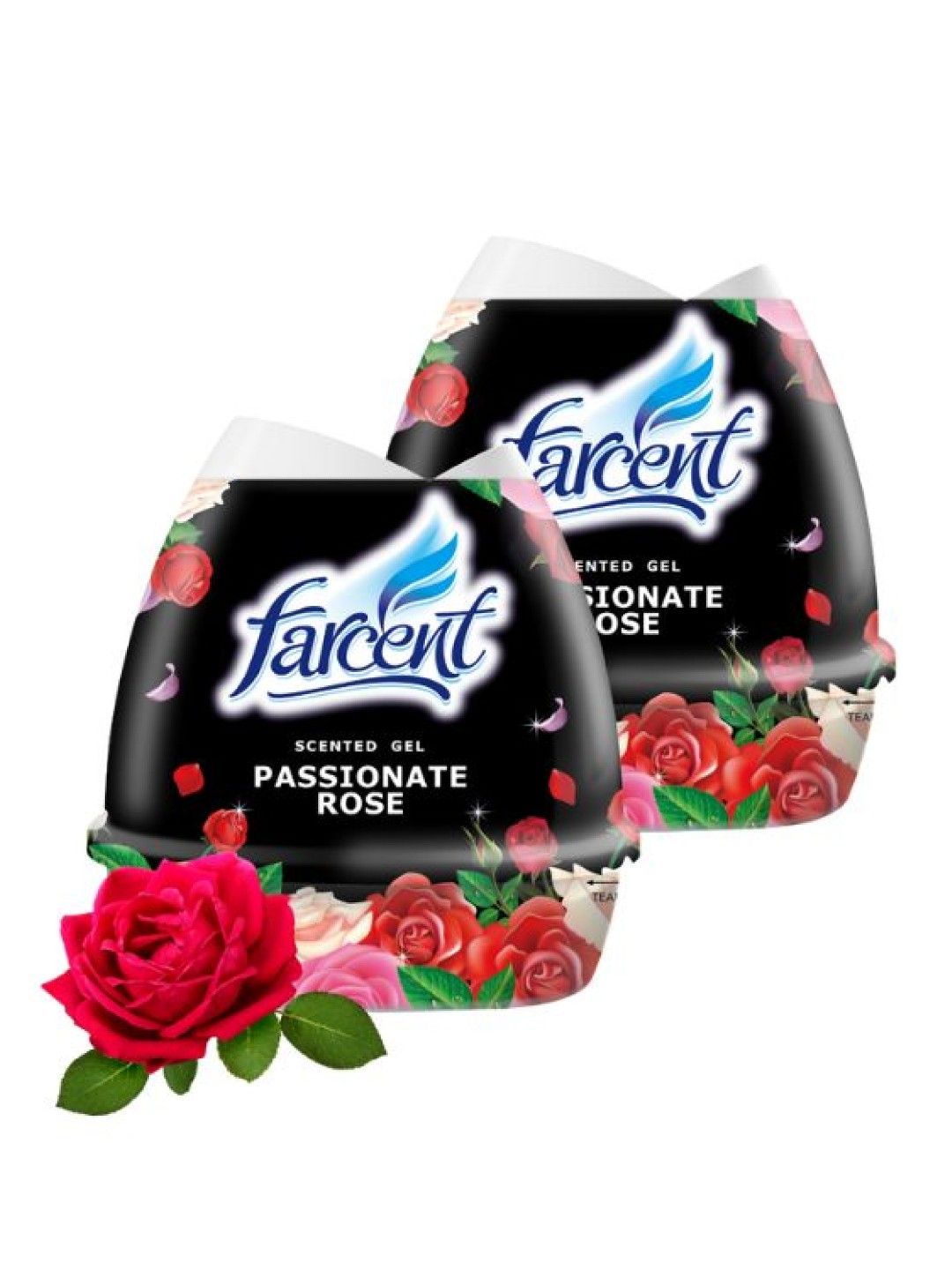 Farcent Scented Gel Passionate Rose Set of 2 200g | edamama