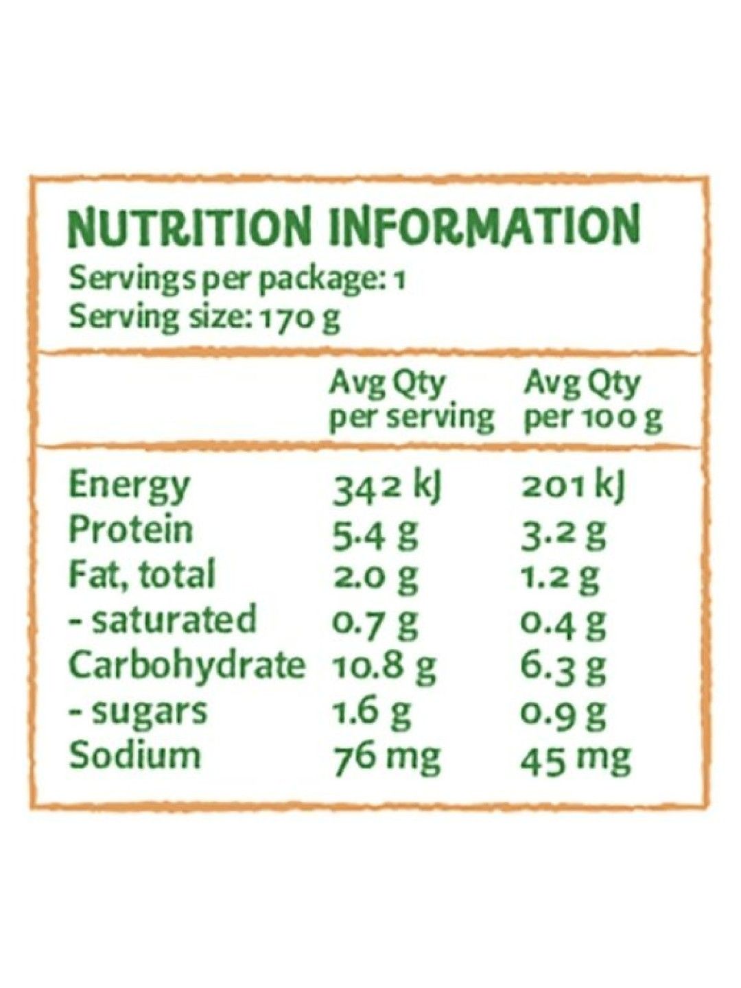 Only Organic Pasta Bolognese (170g) | edamama