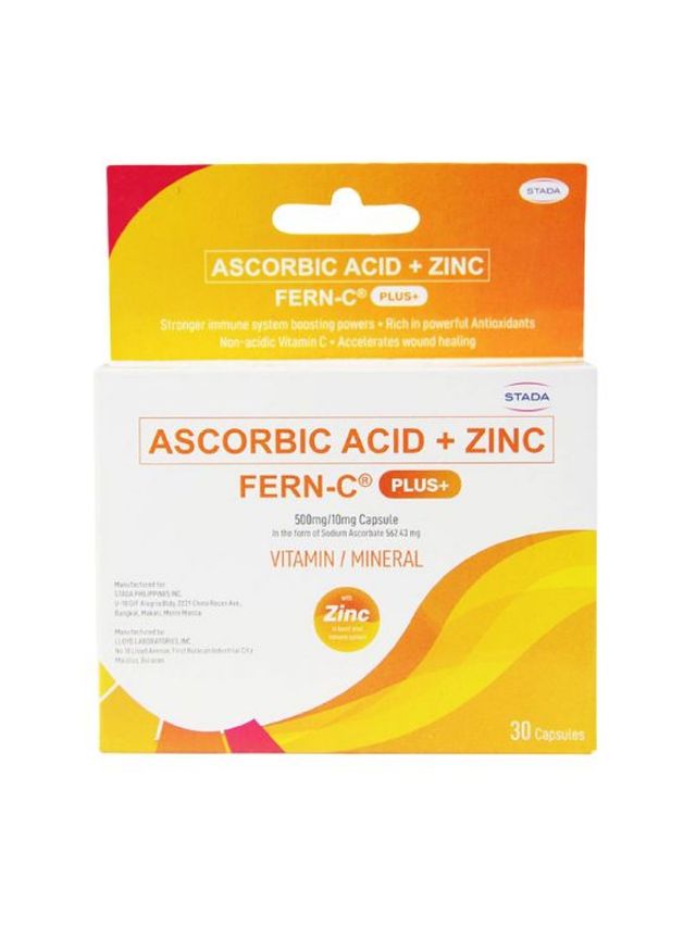 Fern-C Plus With Zinc 500mg/10mg, 30 Capsules | edamama