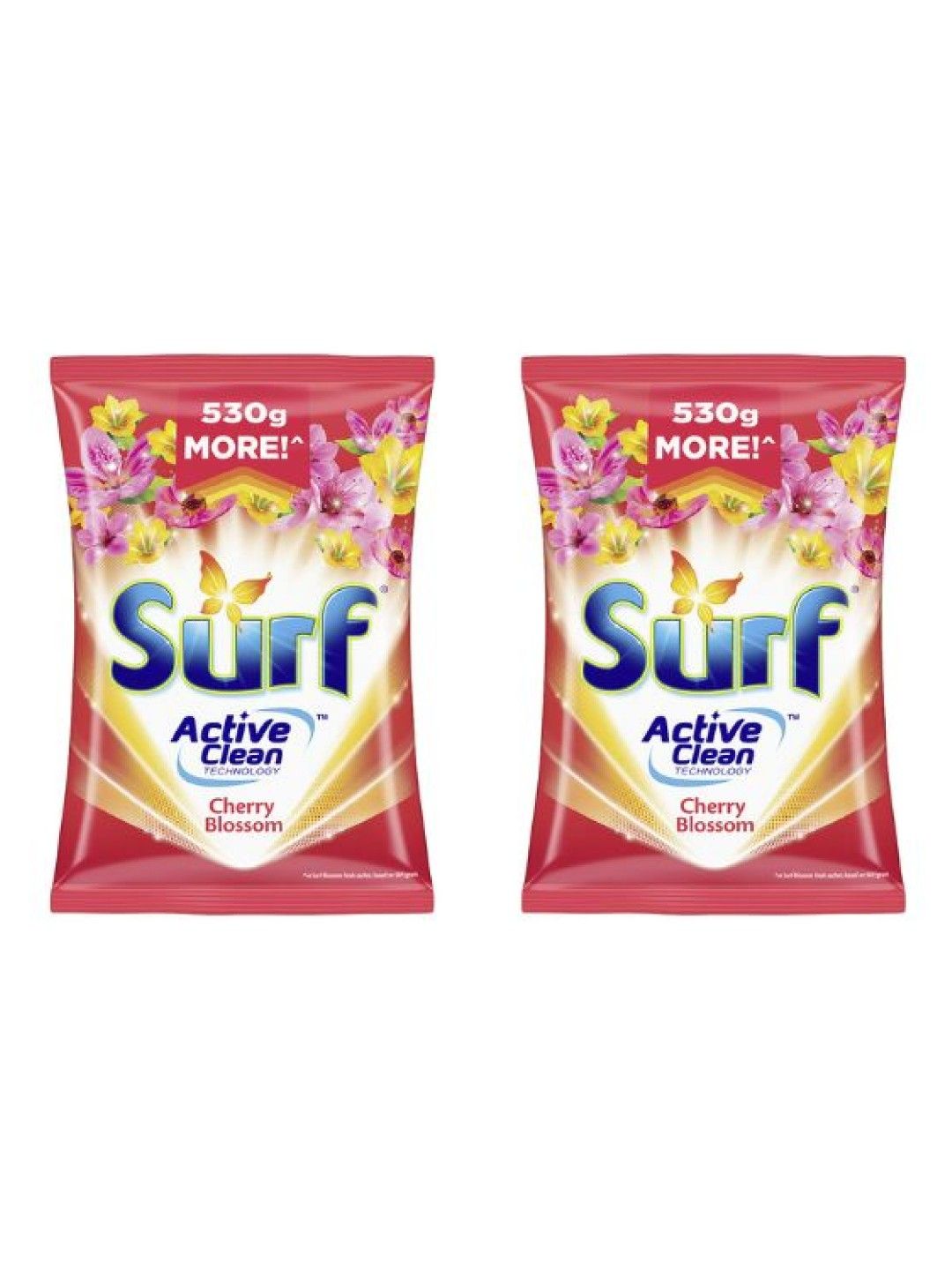 Surf Powder Detergent Cherry Blossom Pouch 2-Pack | edamama