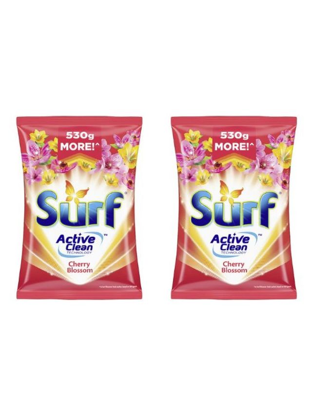 Surf Powder Detergent Cherry Blossom Pouch 2-Pack | edamama