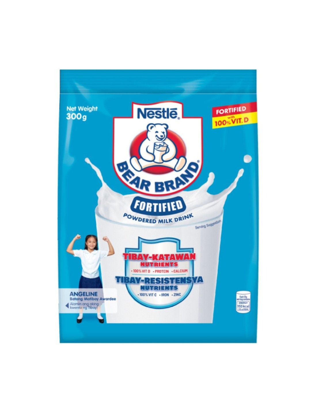 Bear Brand Fortified Powdered Milk Drink (300g) | edamama