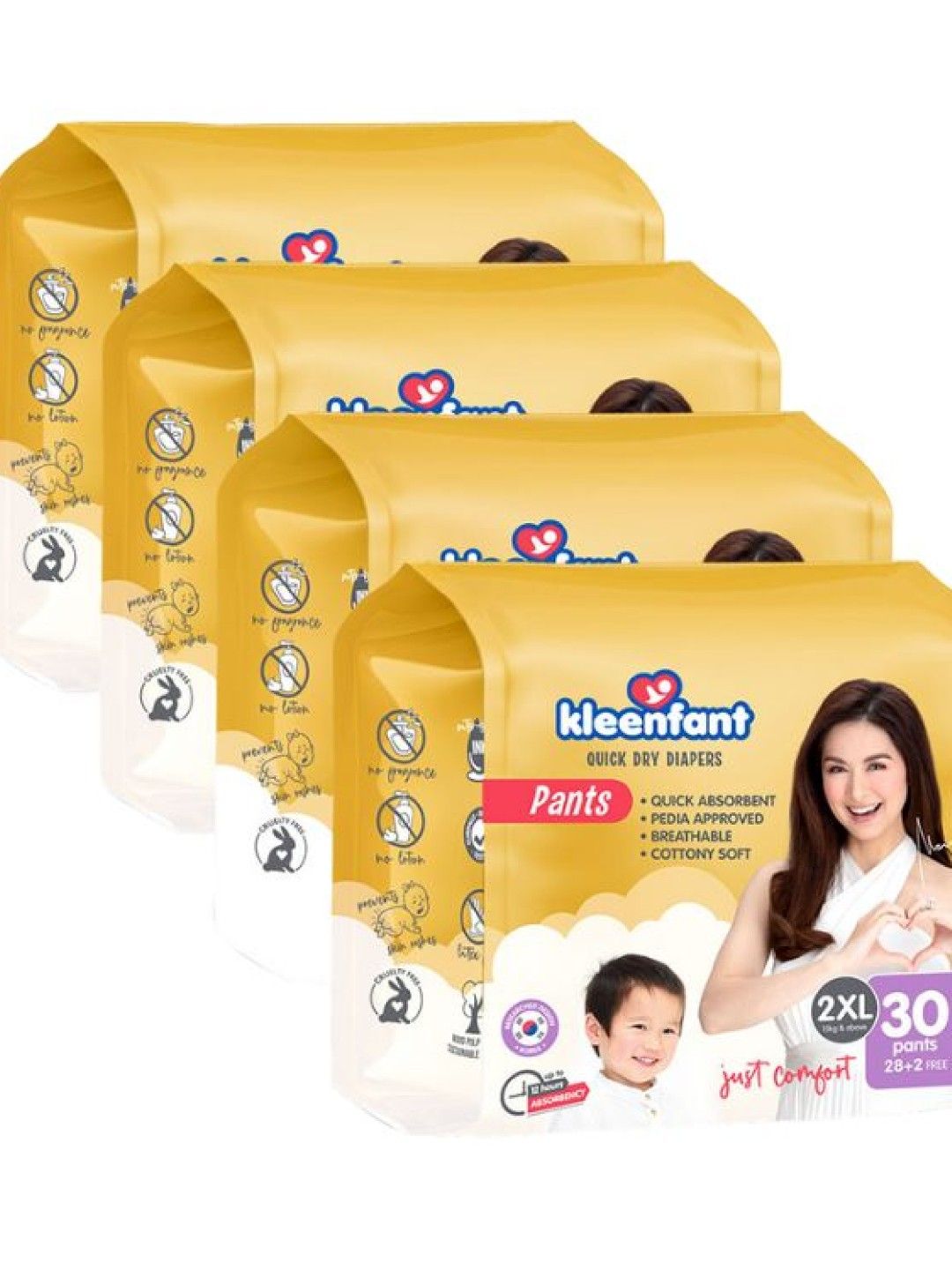 Kleenfant Diaper Pull Up Pants XXL (30 pcs) Pack o | edamama