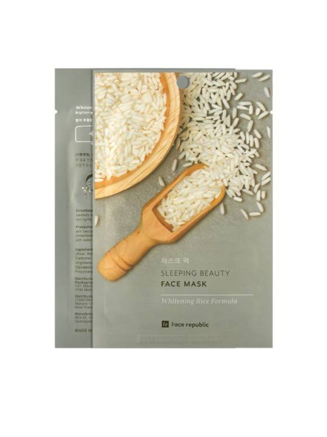 Face Republic Sleeping Beauty Face Mask Whitening Rice Formula | edamama