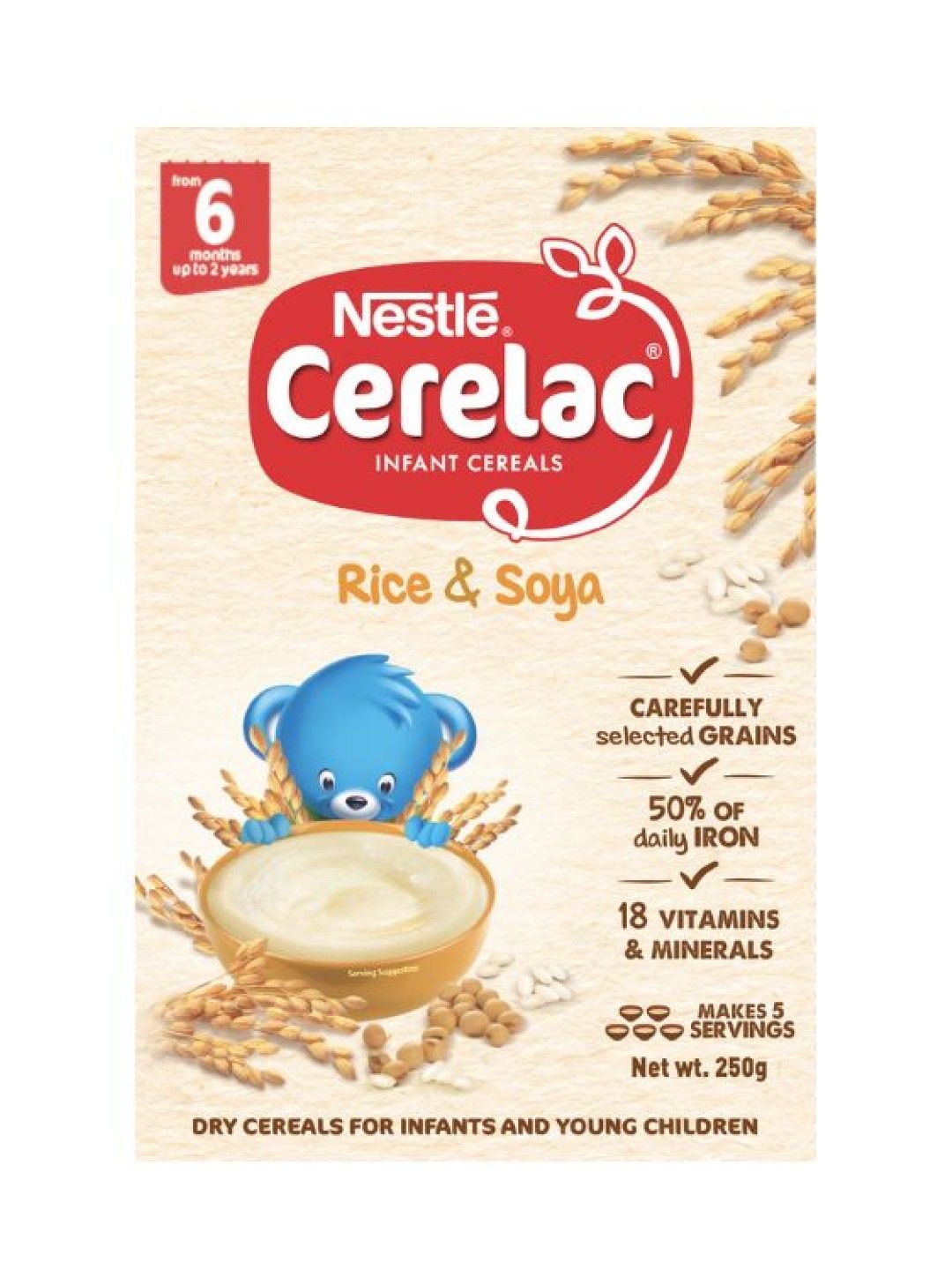 CERELAC Rice and Soya (250g) | edamama