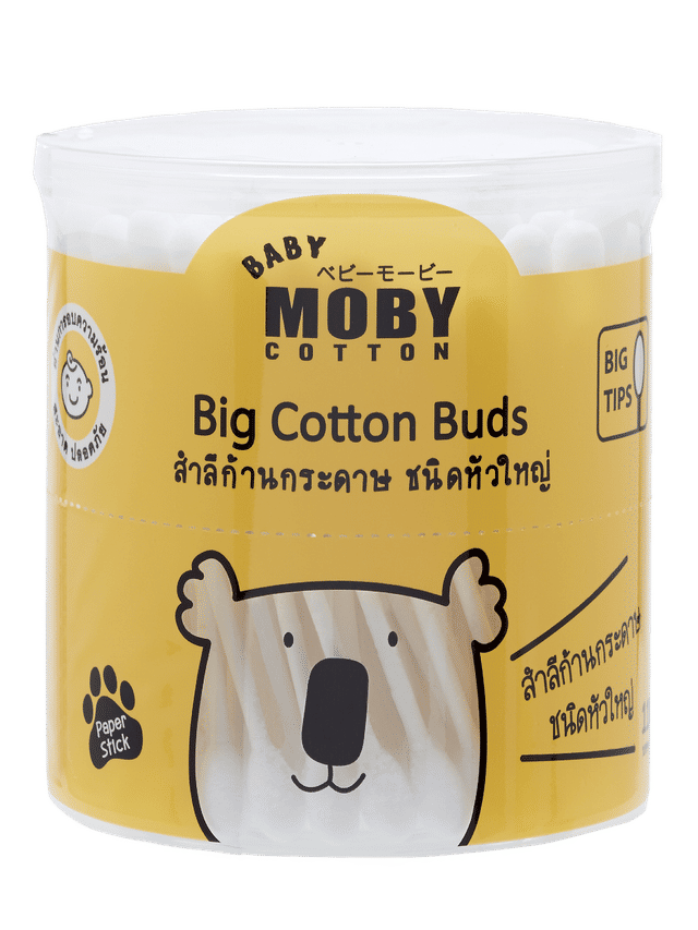 Baby Moby Big Cotton Buds | edamama