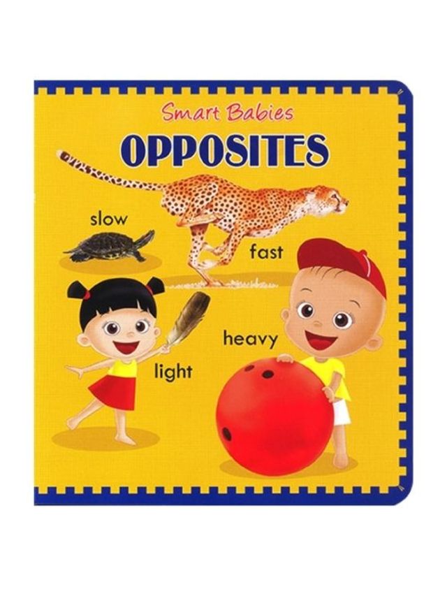 Learning is Fun Smart Babies Board Book - Opposite | edamama