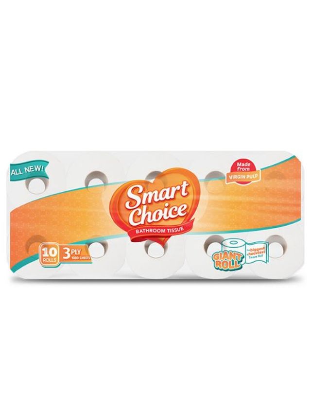 Smart Choice BTR 3-Ply 360Pulls (10 Rolls) | edamama