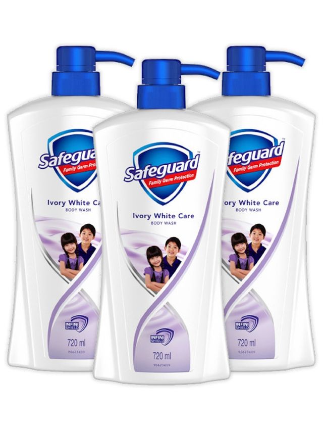 Safeguard Ivory White Care Bodywash 3-pack (720ml) | edamama